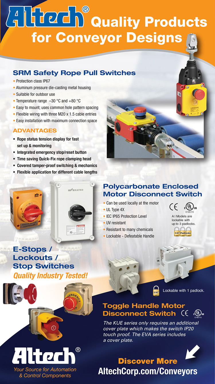 Altech Products for Conveyor Systems
